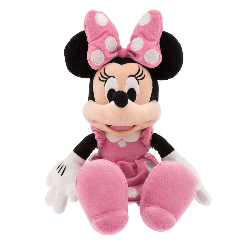 Minnie Mouse Plush – Pink – Small 14'' | Disney Store