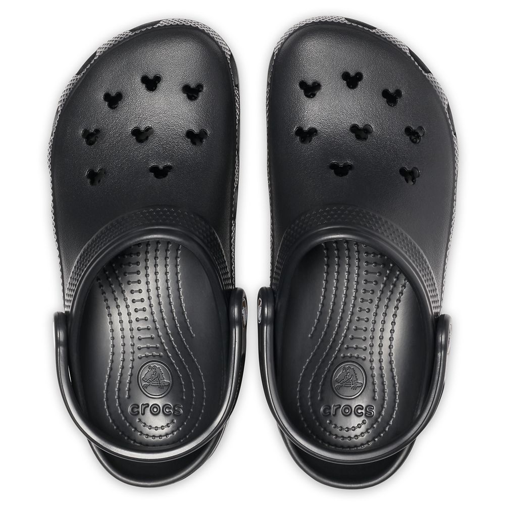 Mickey Mouse Clogs for Adults by Crocs – Black | Disney Store