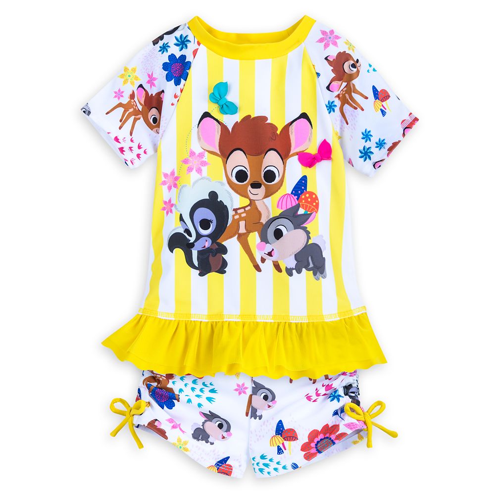 Bambi Rash Guard Swim Set for Girls - Disney Furrytale friends | Disney ...
