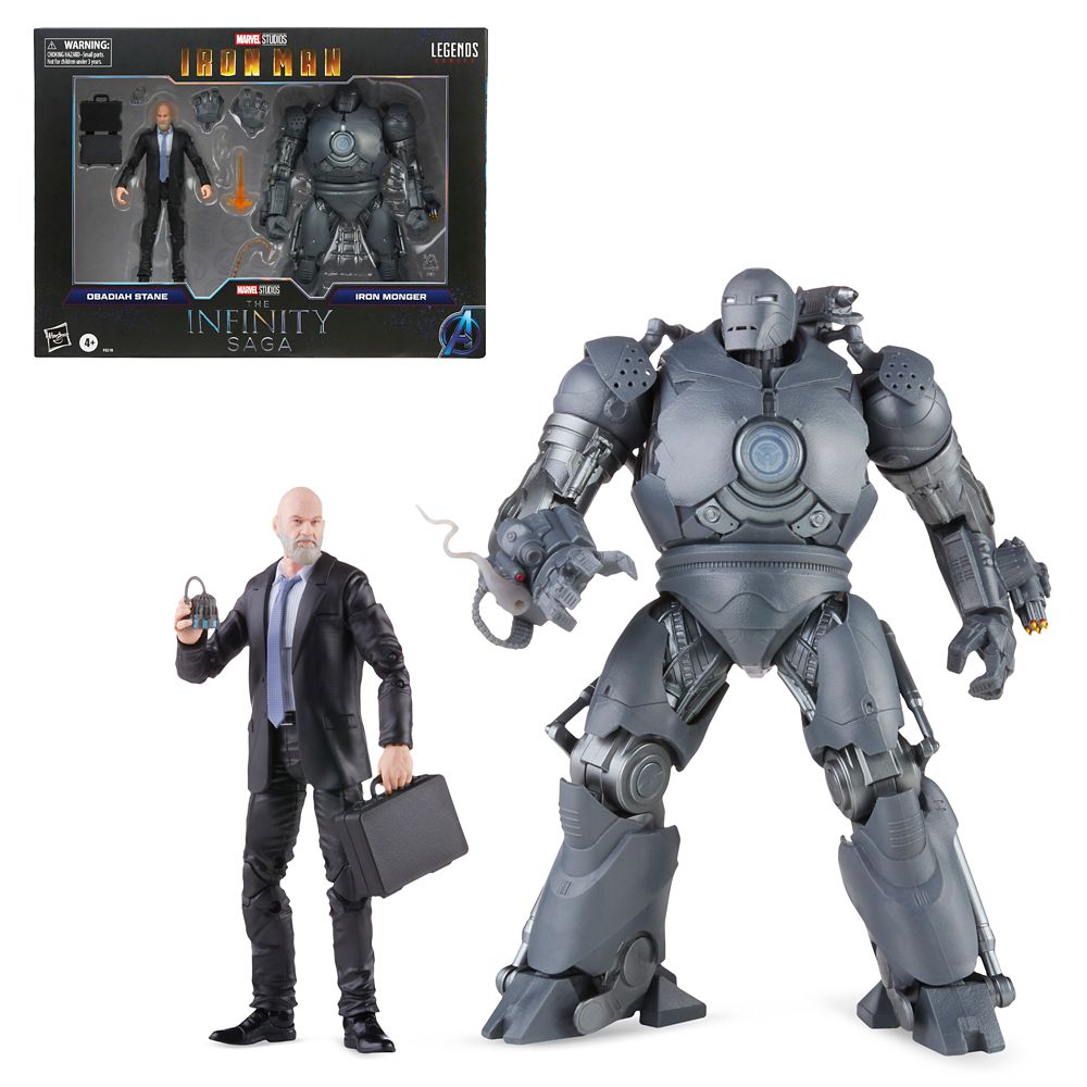 Obadiah Stane and Iron Monger Action Figure Set by Hasbro – Legends ...