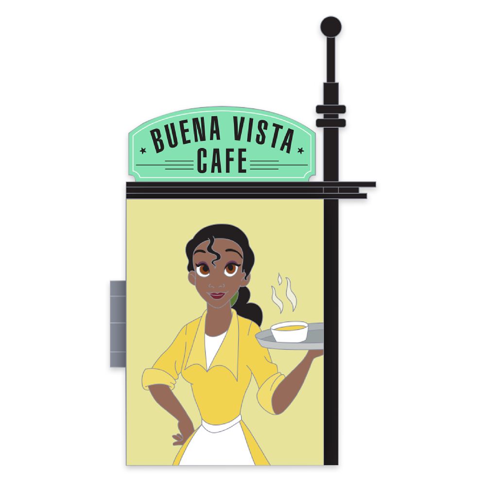 Tiana Pin – The Princess and the Frog – Buena Vista Cafe – Disney ...