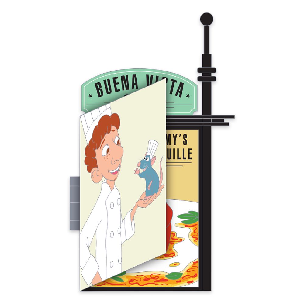 Linguini and Remy Pin – Ratatouille – Buena Vista Cafe – Disney ...