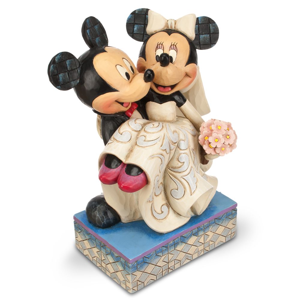 Mickey and Minnie Mouse ''Congratulations!'' Figure by Jim Shore ...
