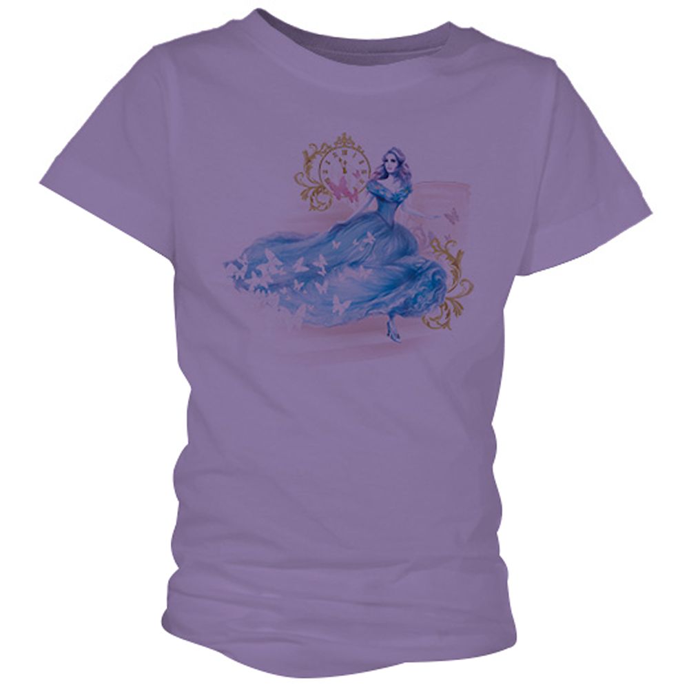 Cinderella Midnight Tee for Girls - Live Action Film - Customizable ...