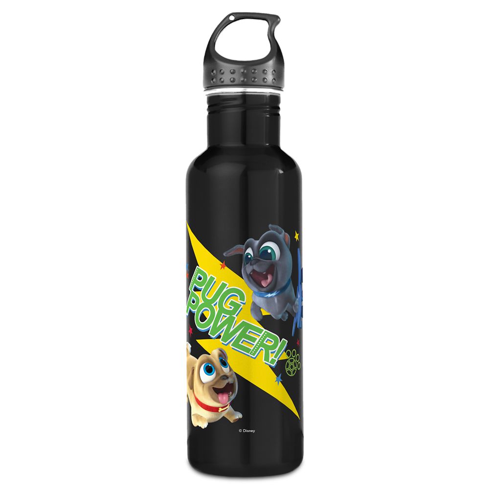 Puppy Dog Pals ''Pug Power'' Water Bottle - Customizable | Disney Store