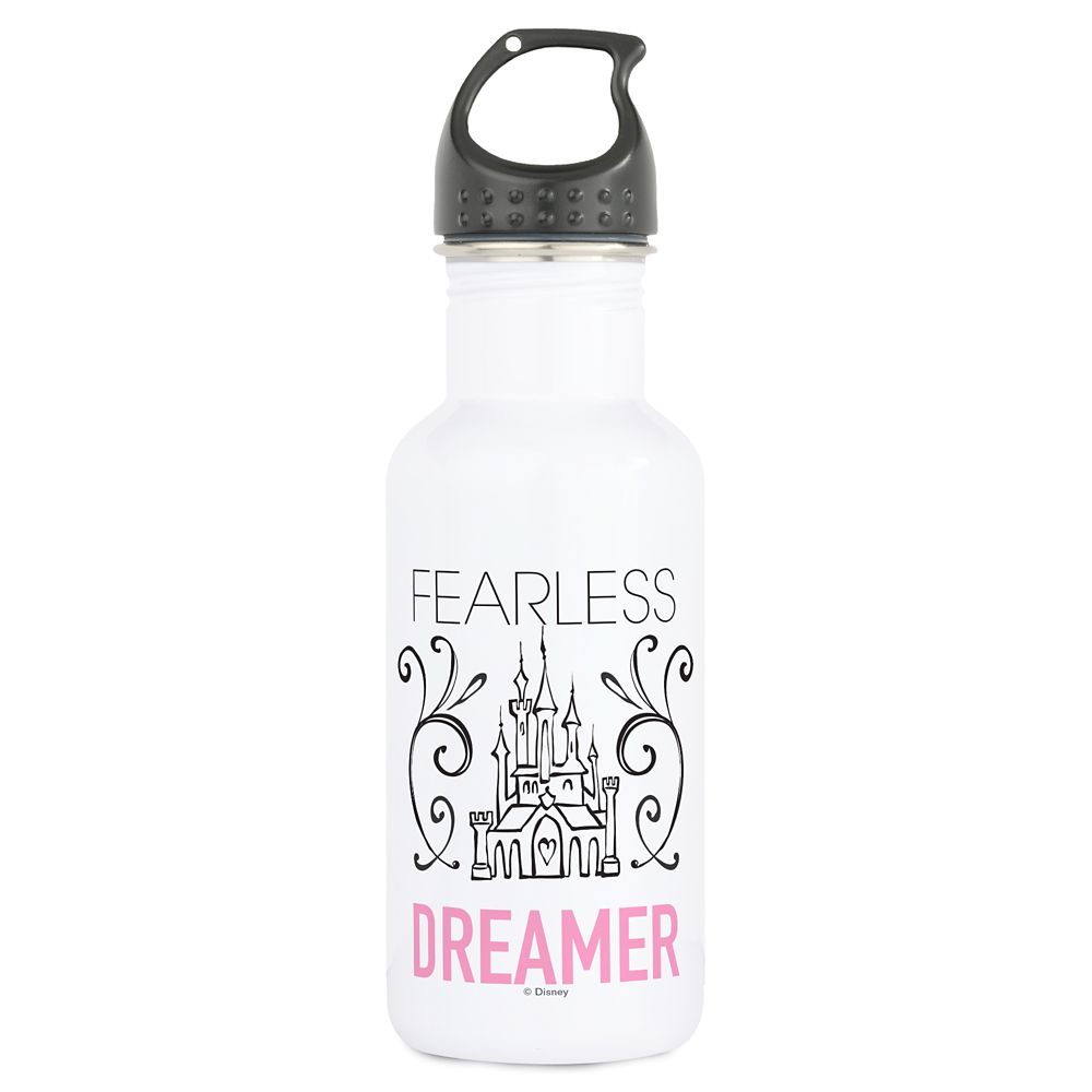 Disney Princess Fearless Dreamer Water Bottle Customizable 