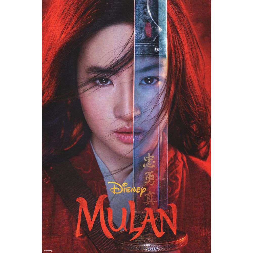 Mulan Sword Reflection Theatrical Art Canvas Print – Live Action Film ...