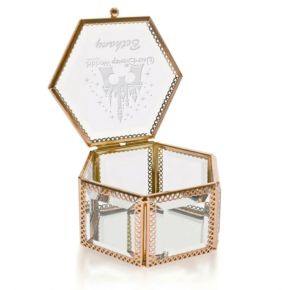 Art & Collectibles Faceted Glass Box Beautiful Vintage Beveled Art ...