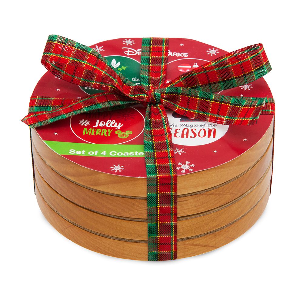 Mickey Mouse Holiday Coaster Set | Disney Store