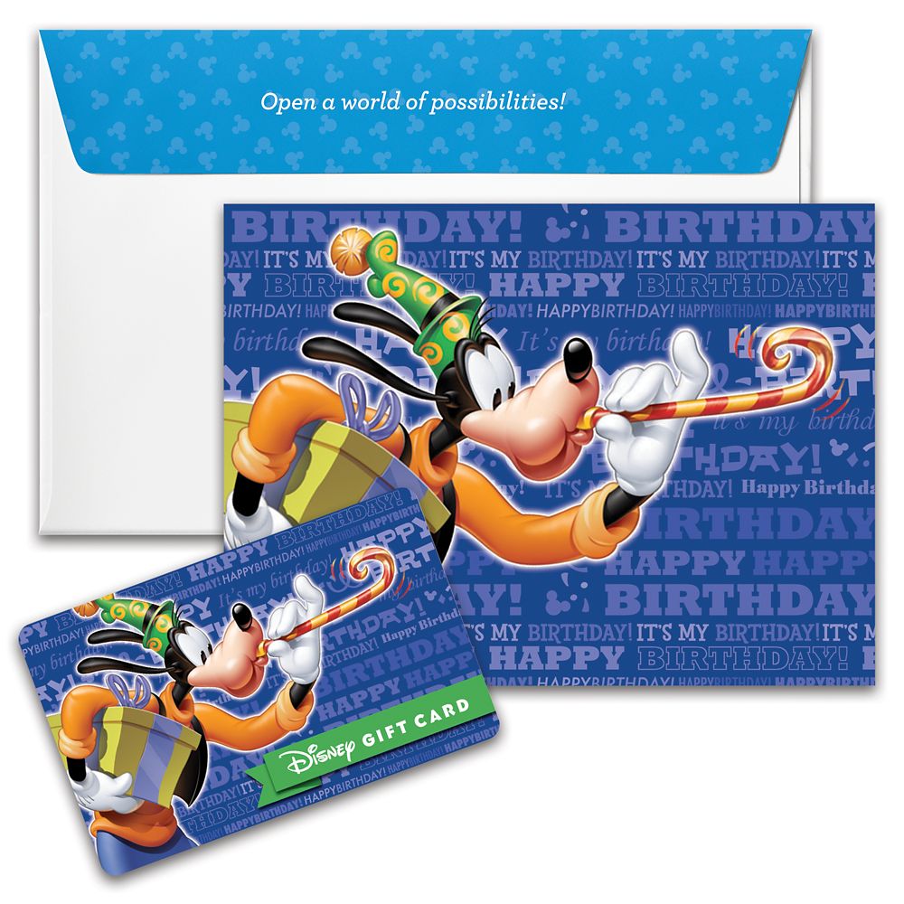Goofy Birthday Disney Gift Card | shopDisney
