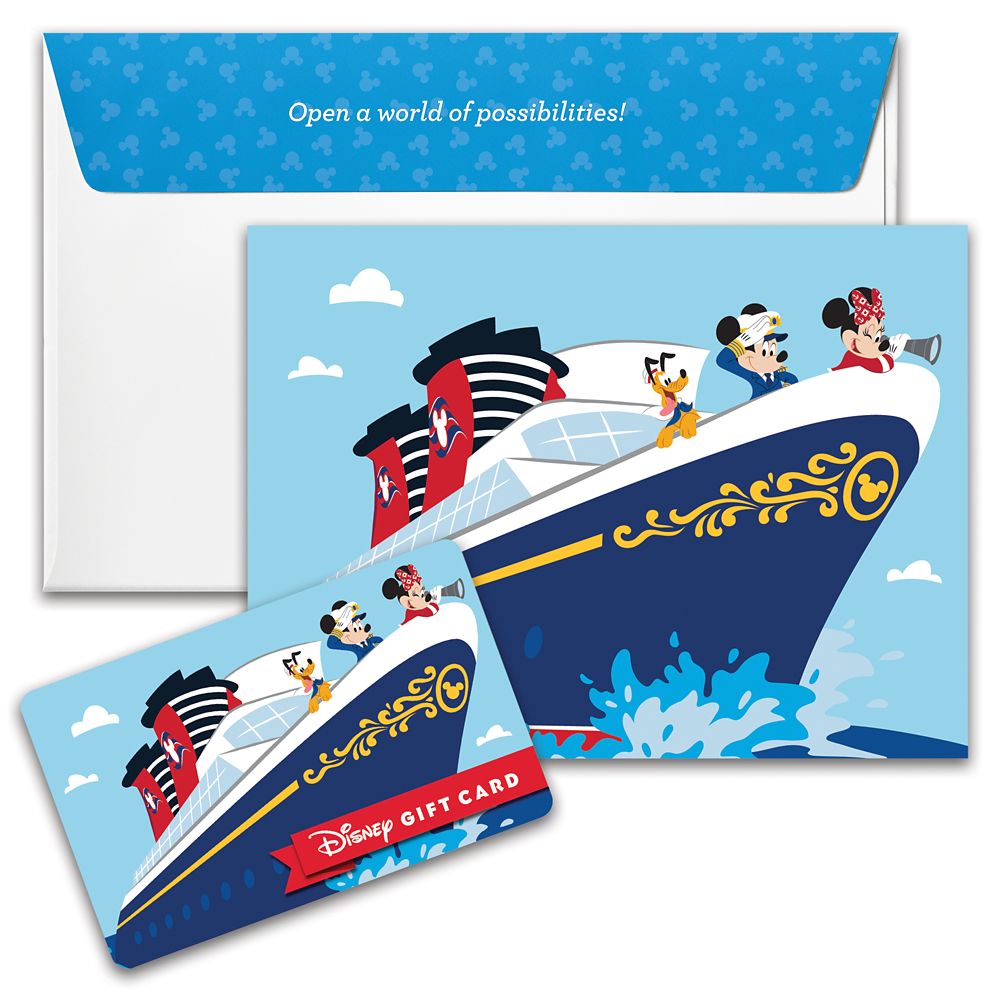 Captain Mickey Mouse and Friends Disney Gift Card – Disney Cruise Line ...